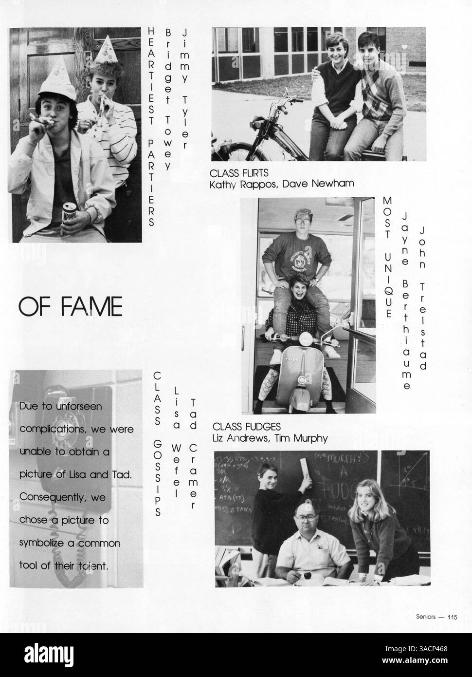 This high school yearbook from 1984 highlights key moments from the ...