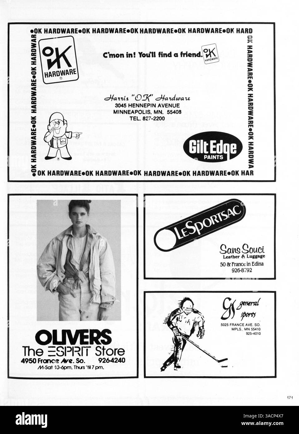 This 1984 southwest high yearbook documents key moments in acade hi-res ...