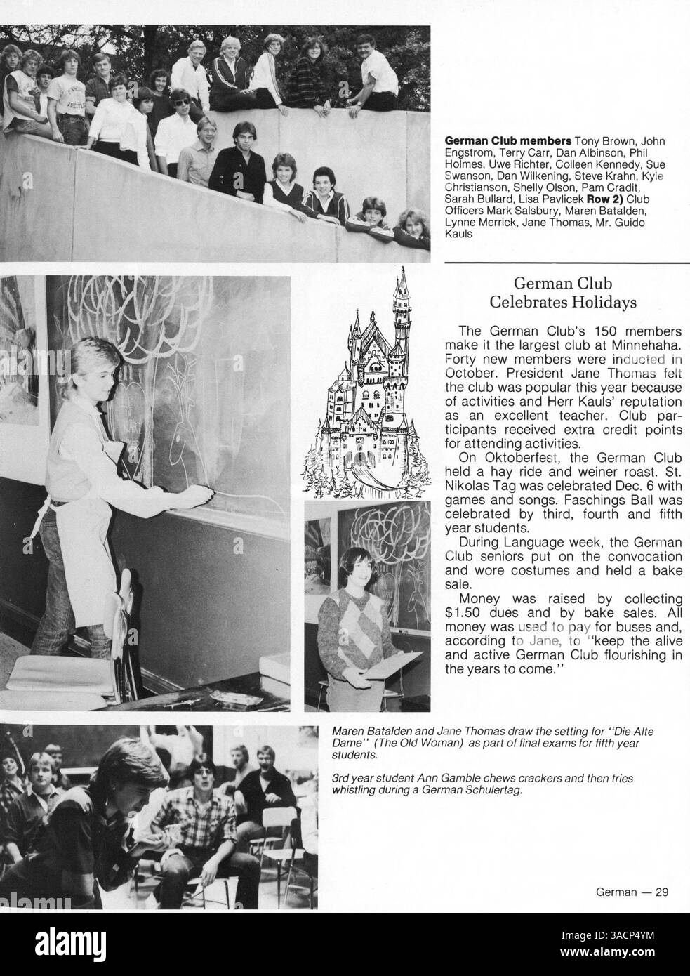 The 1984 minnehaha academy yearbook showcases key school events hi-res ...