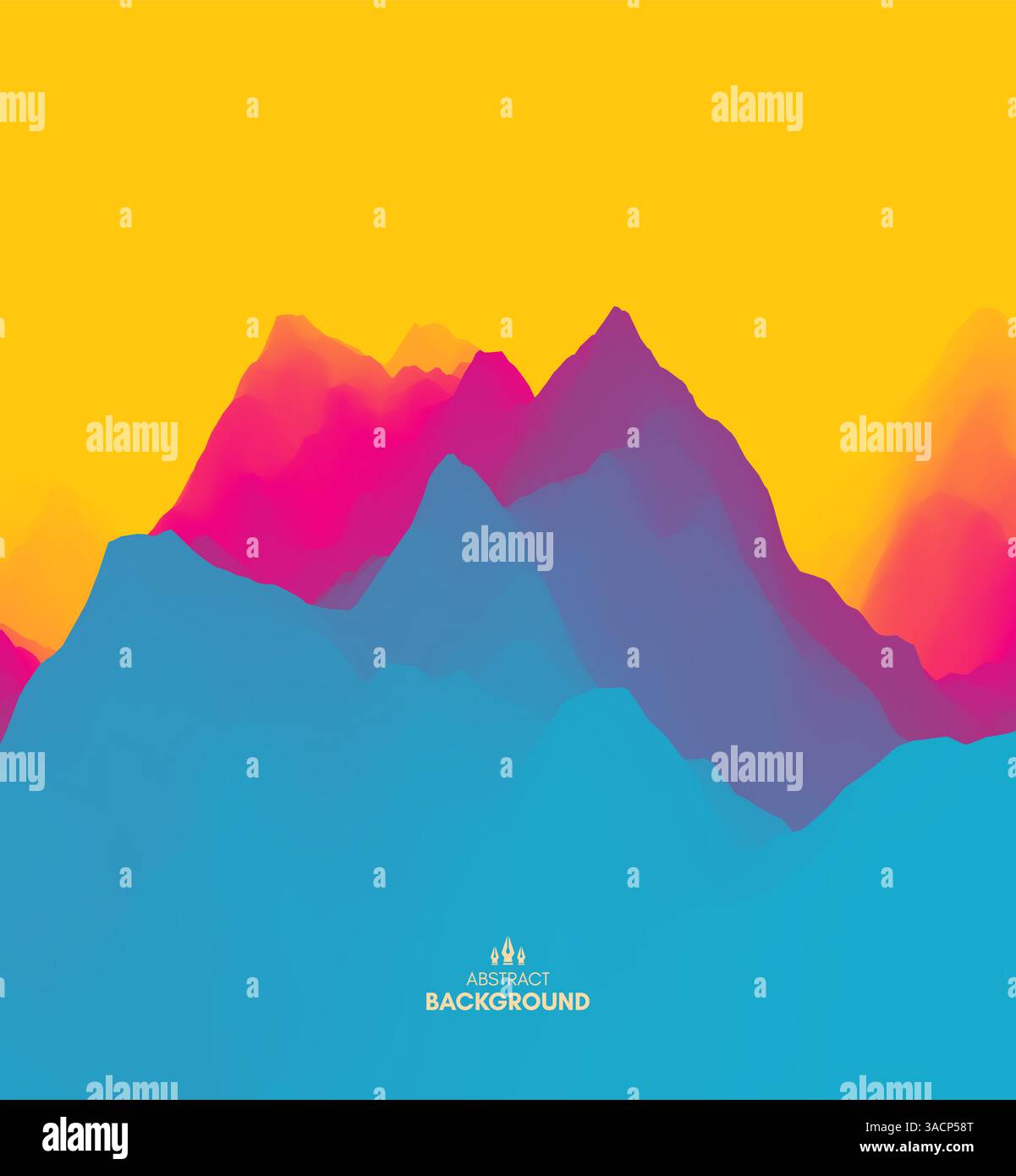 Colorful abstract background. Dynamic effect. Futuristic technology ...