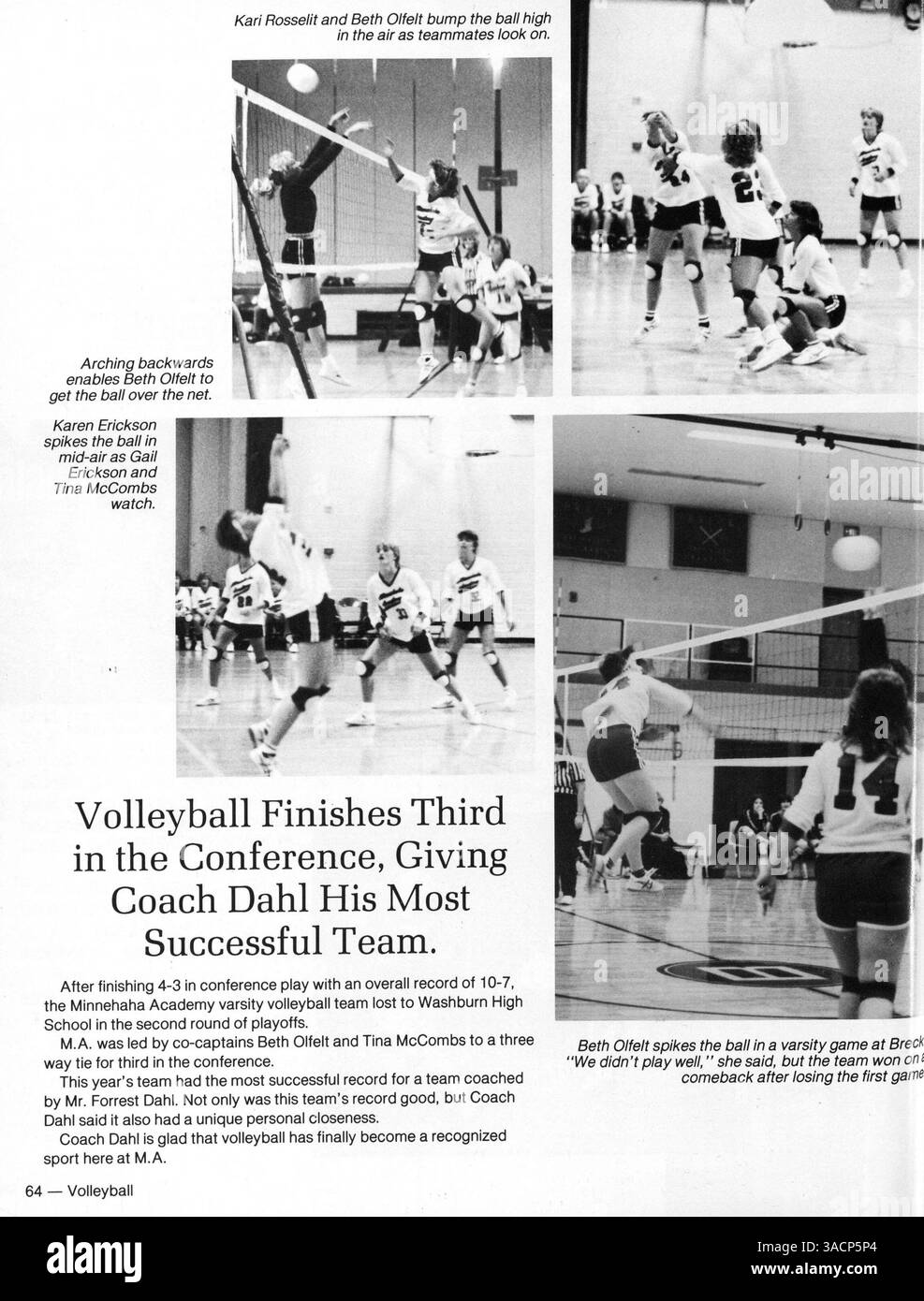 The 1984 Minnehaha Academy Yearbook showcases the students, faculty, and various school ...