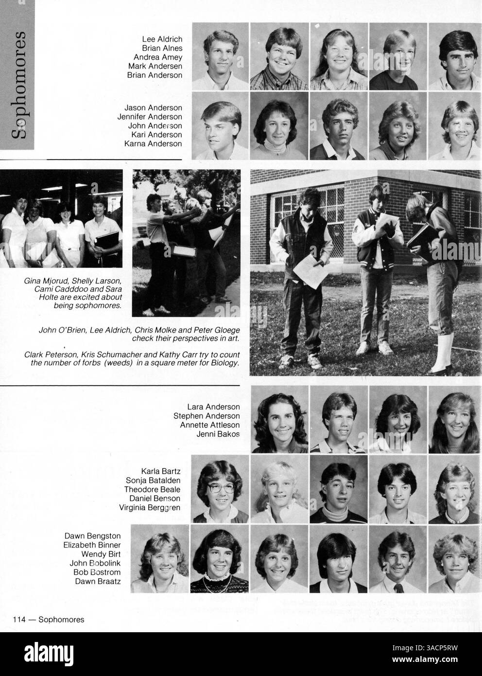 This edition of the minnehaha academy antler yearbook captures m hi-res stock photography and ...