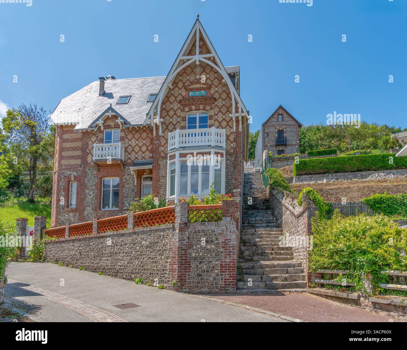 Scenery around Veules-les-Roses, a commune in the Seine-Maritime ...