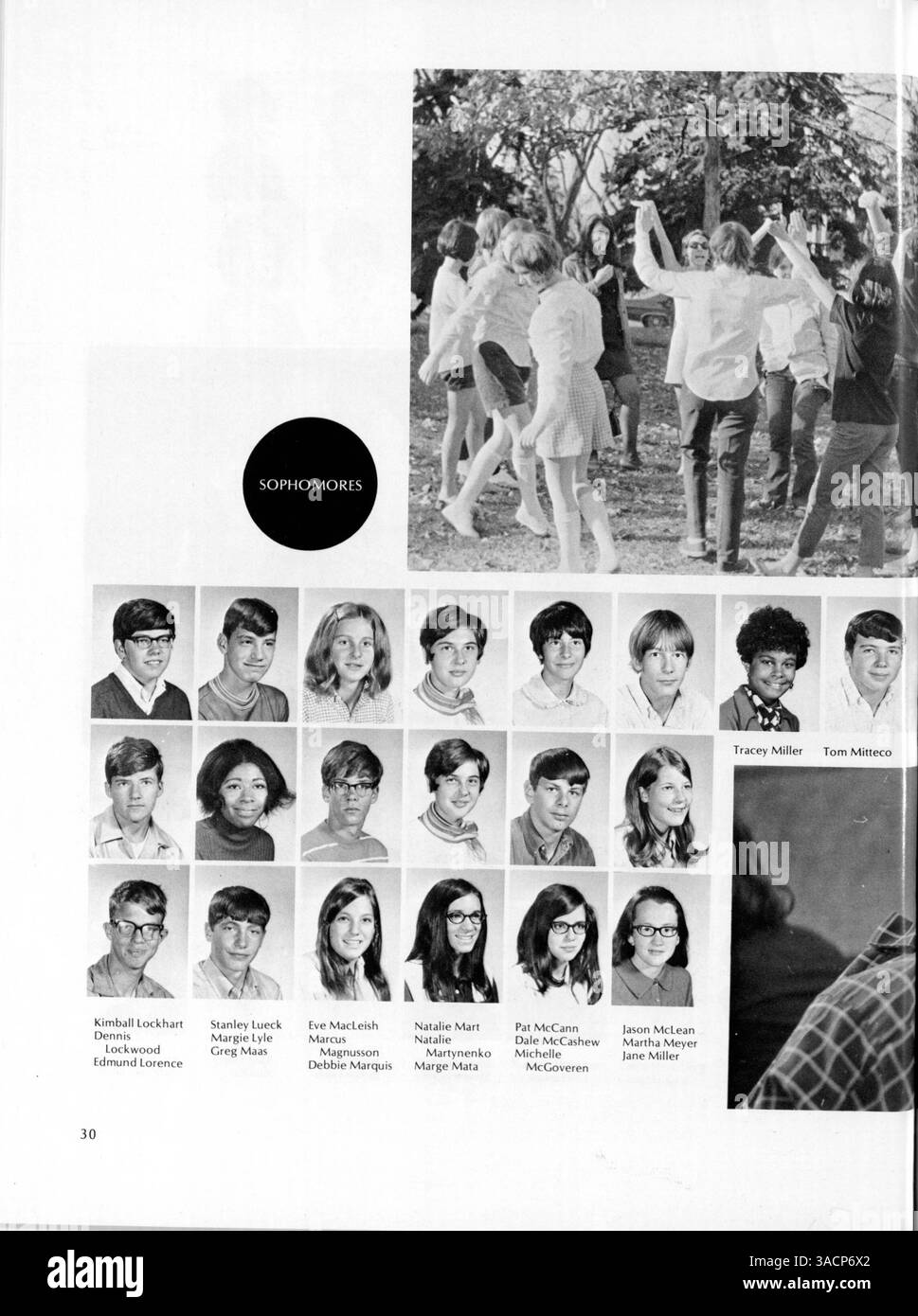 Student achievements from the 1969 1970 year Black and White Stock ...