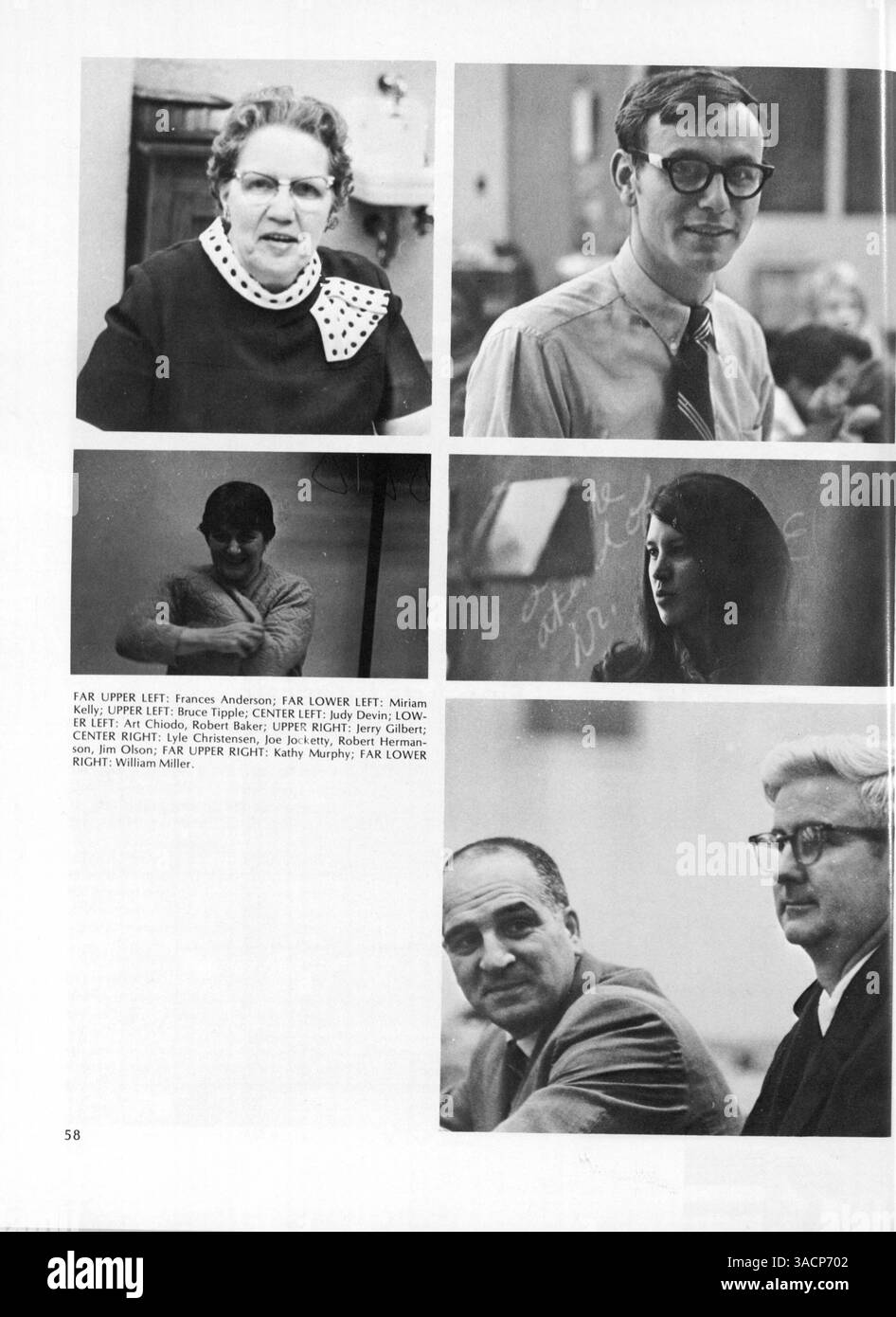 Student achievements from the 1969 1970 year Black and White Stock ...