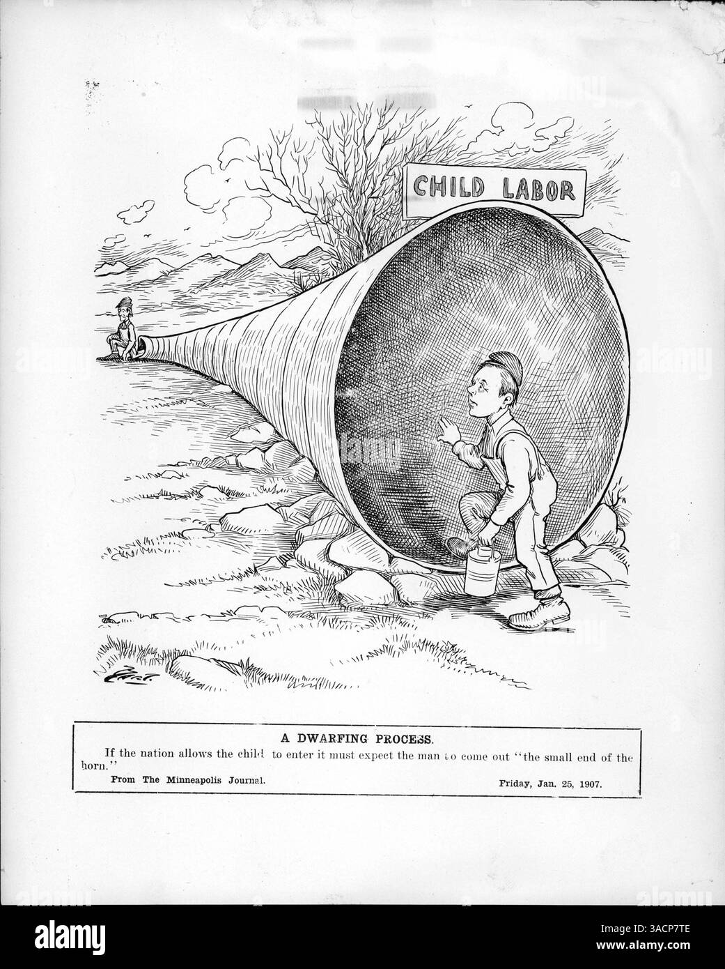 Illustrating the consequences of child labor on future generations hi ...