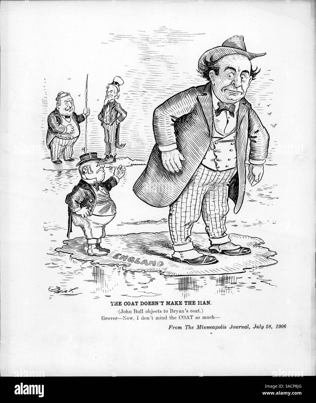 This political cartoon depicts John Bull’s objection to William ...