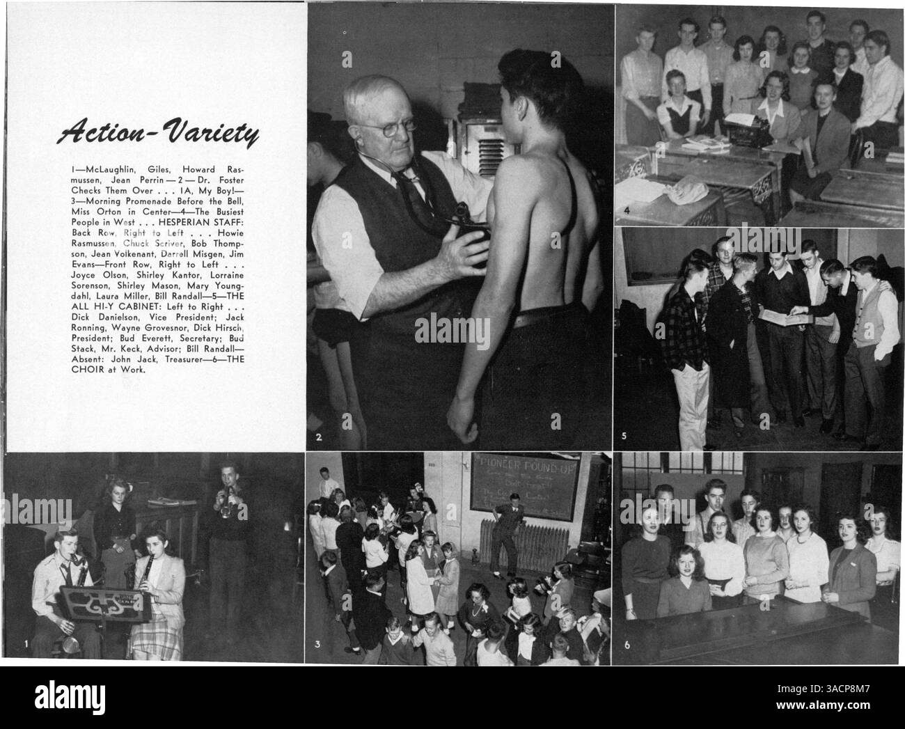 The Hesperian Yearbook, January 1944, offers a historical snapshot of ...