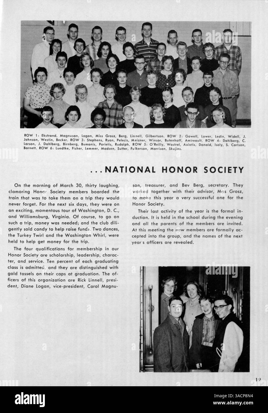 The 1958 Centralian Yearbook from Central High captures the school year ...