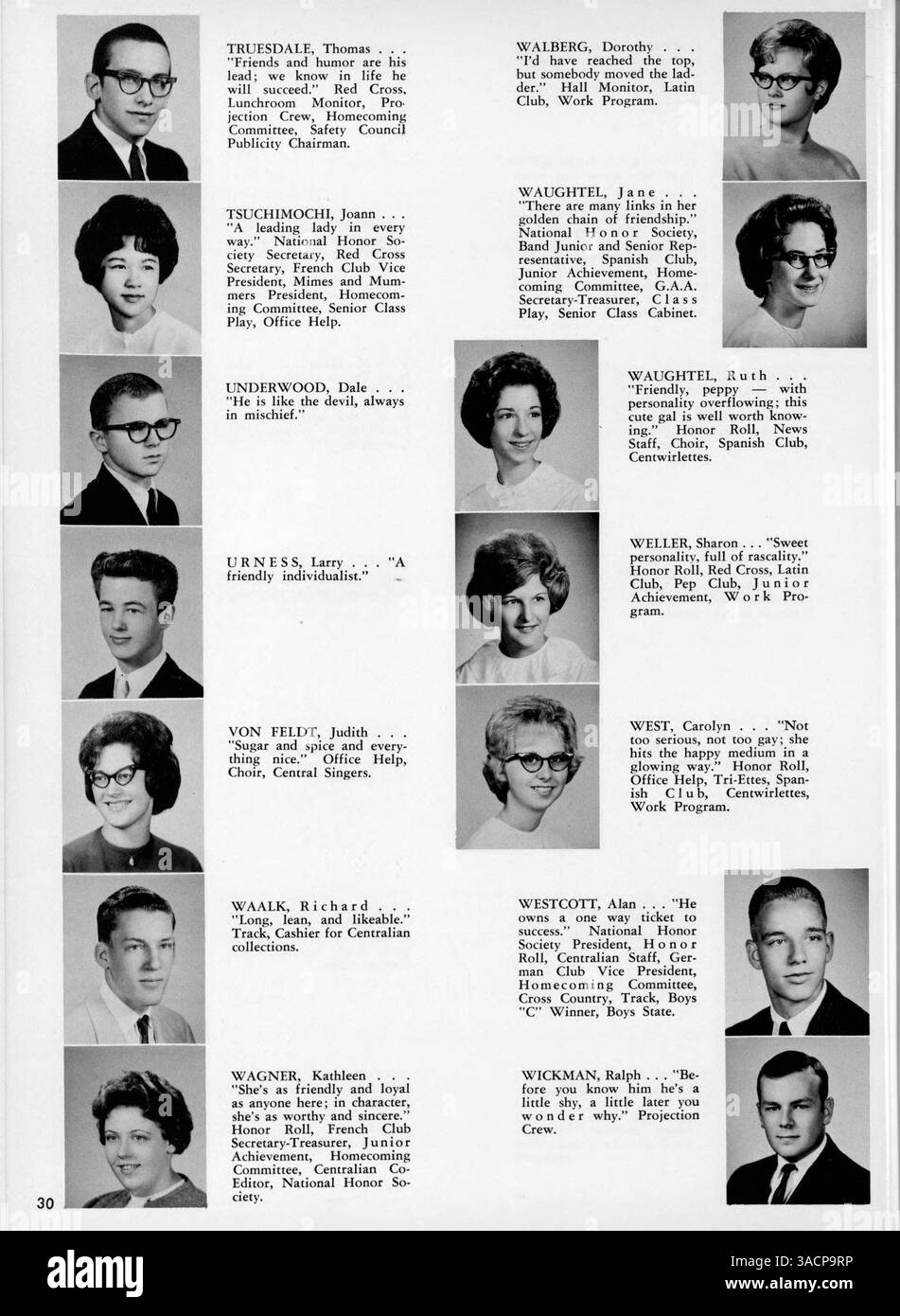 This high school yearbook from 1963, 'Centralian,' documents the ...