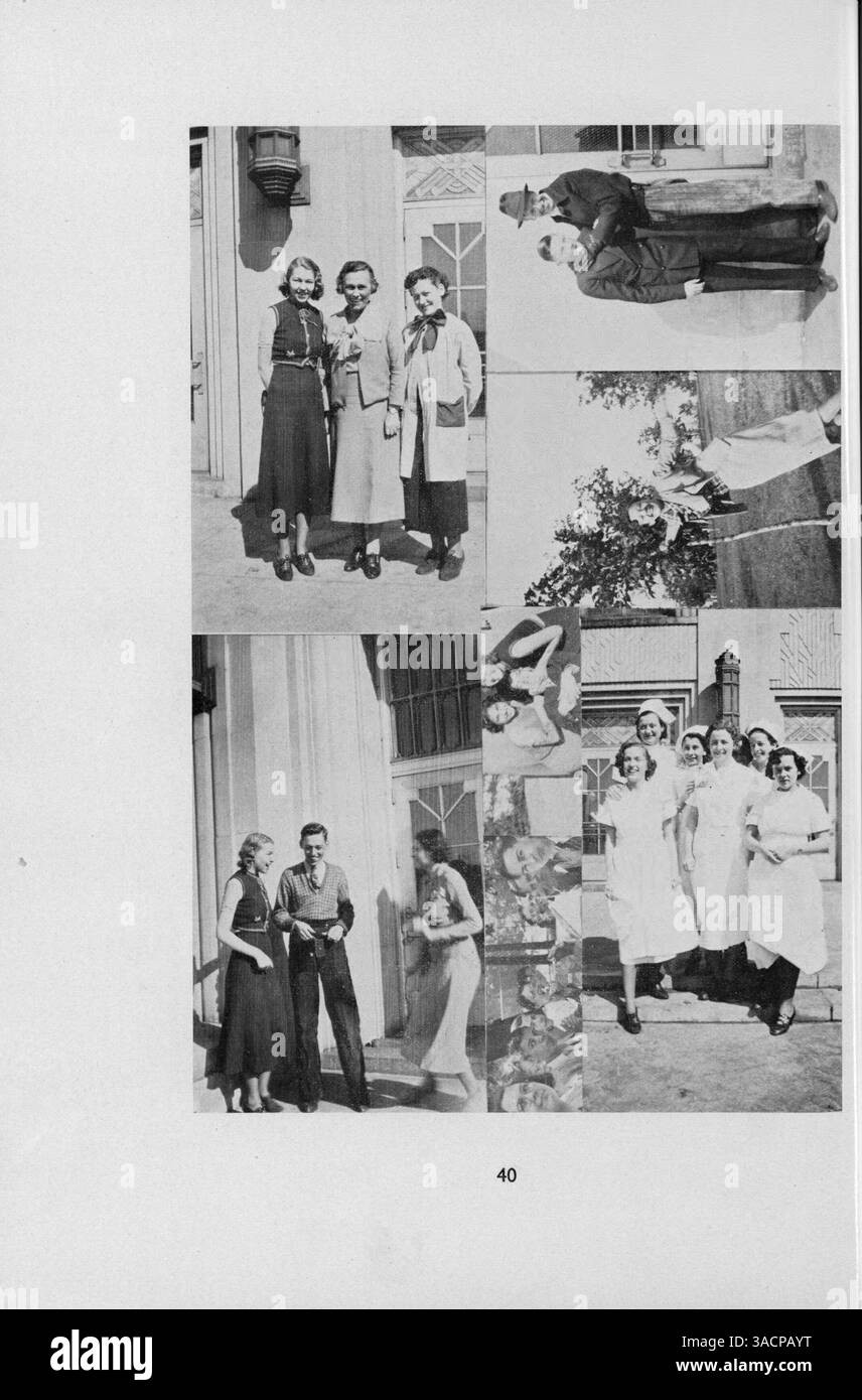 This yearbook from 1937 documents students, teachers, athletic teams ...