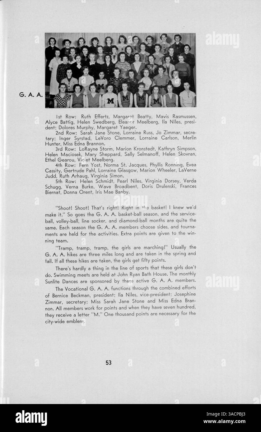 This 1937 yearbook from Hennepin County Library features students ...