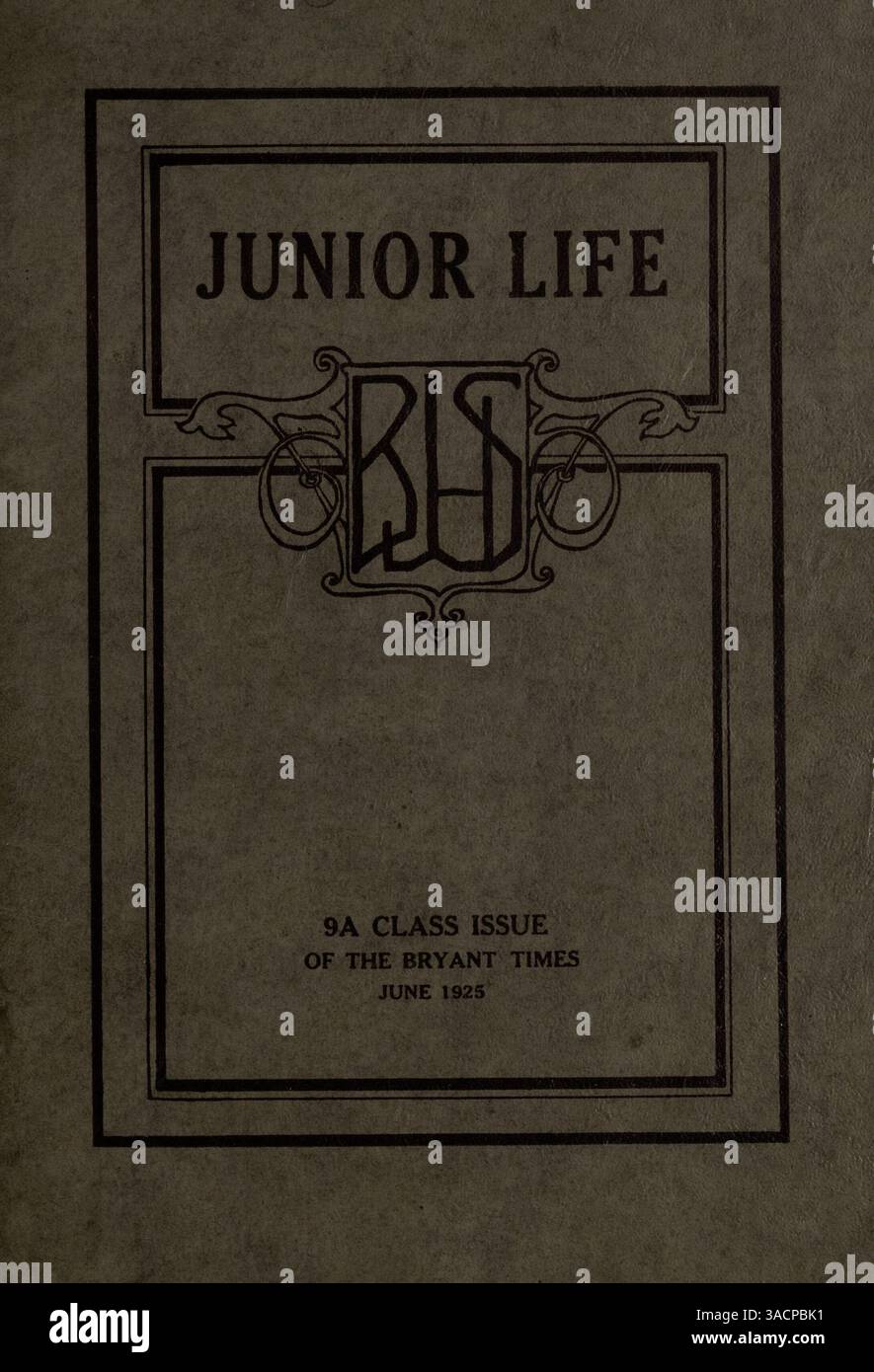 This 1925 yearbook captures events and individuals from Bryant Junior ...