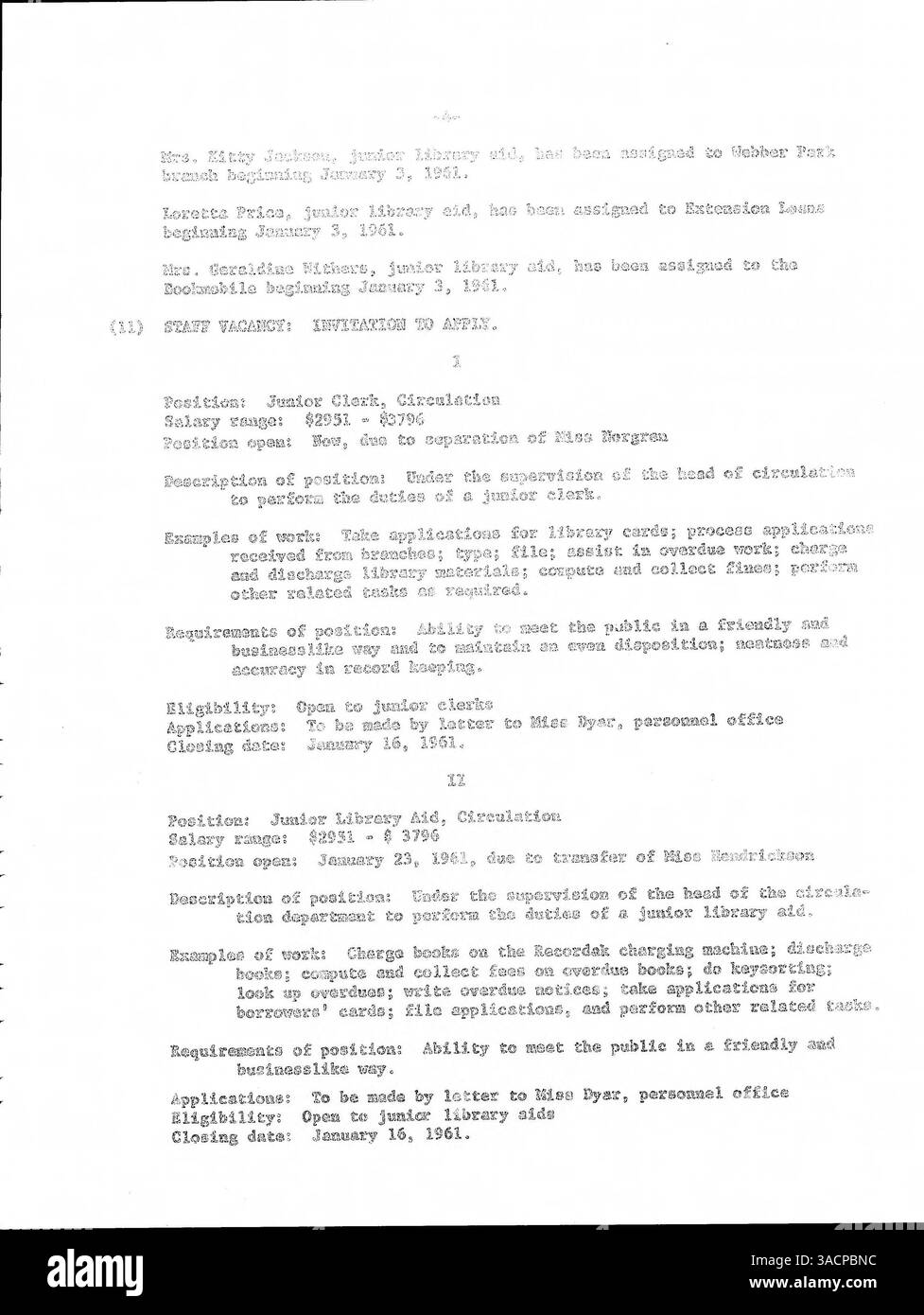 The Minneapolis Public Library weekly bulletin for employees from 1961 ...