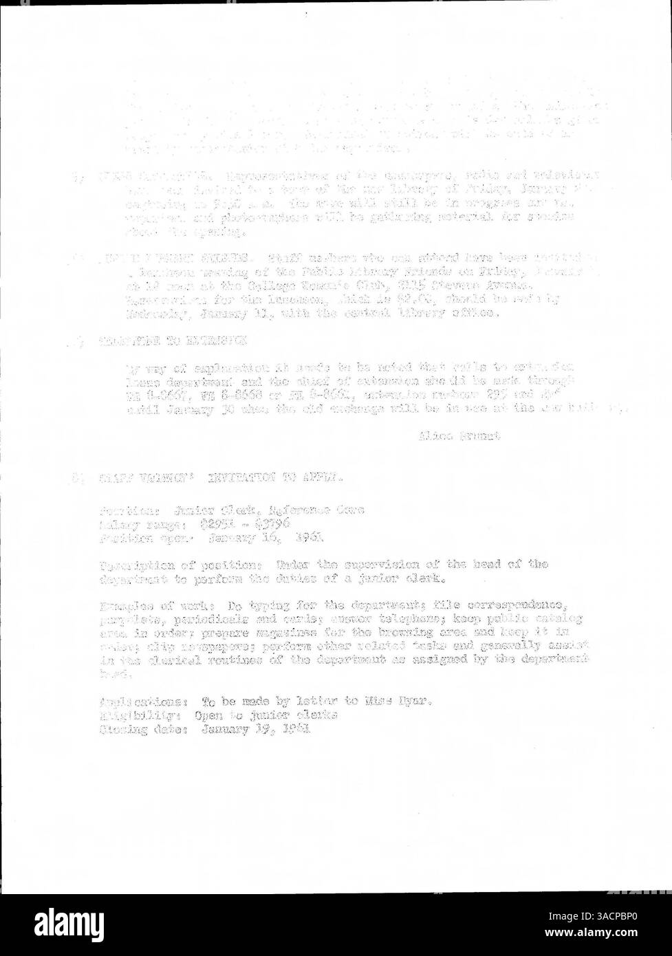 Providing updates and internal news from 1961 hi-res stock photography ...