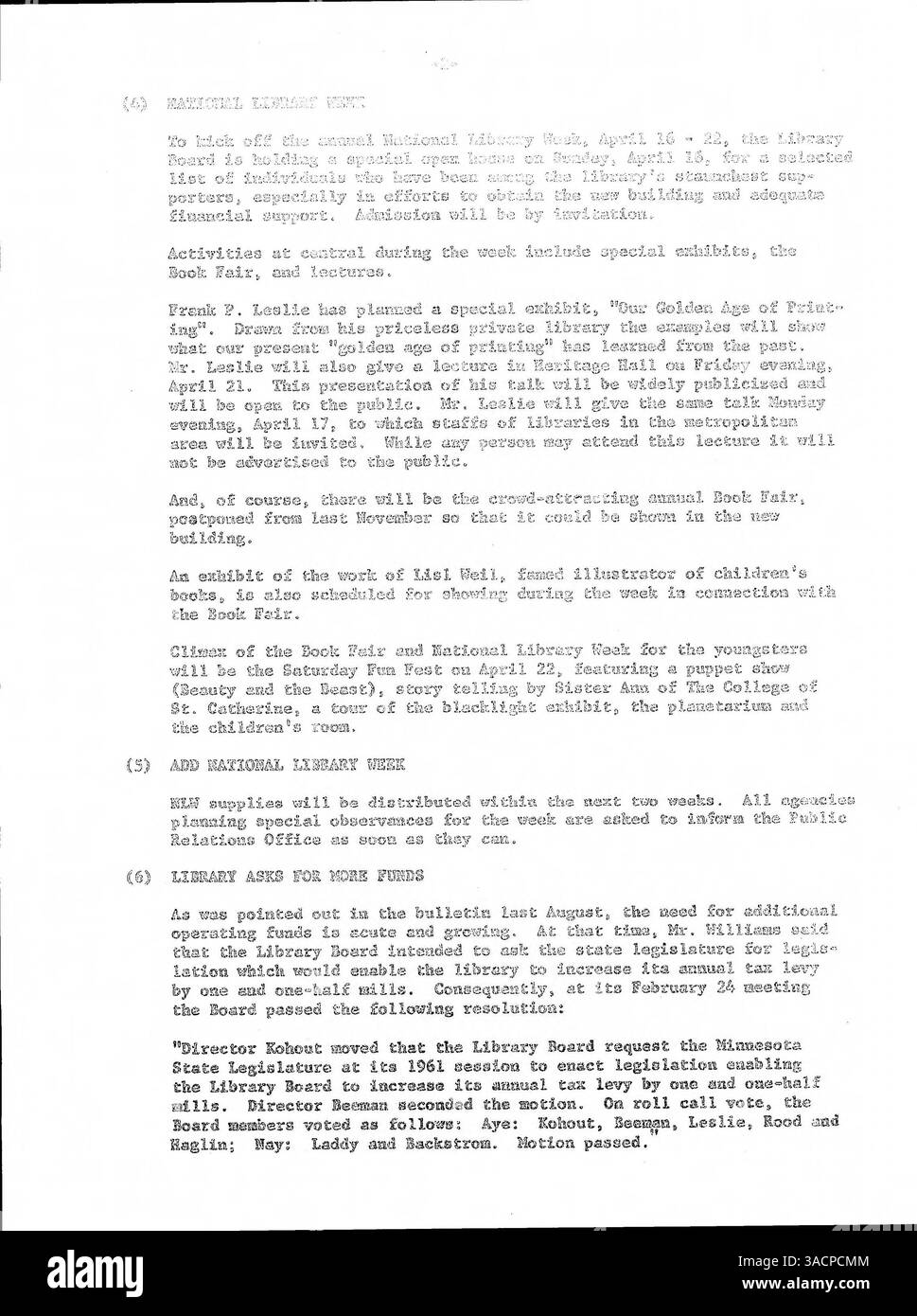 The official bulletin for the Minneapolis Public Library employees from ...