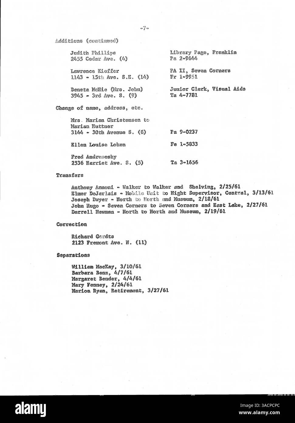 Weekly updates and staff announcements from the Minneapolis Public ...