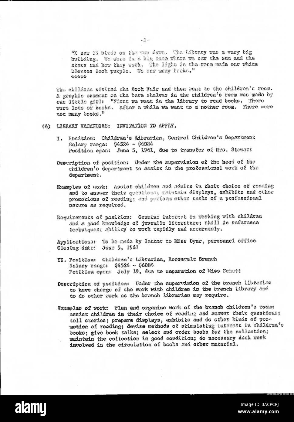 A weekly bulletin from 1961 for minneapolis public library employees hi ...