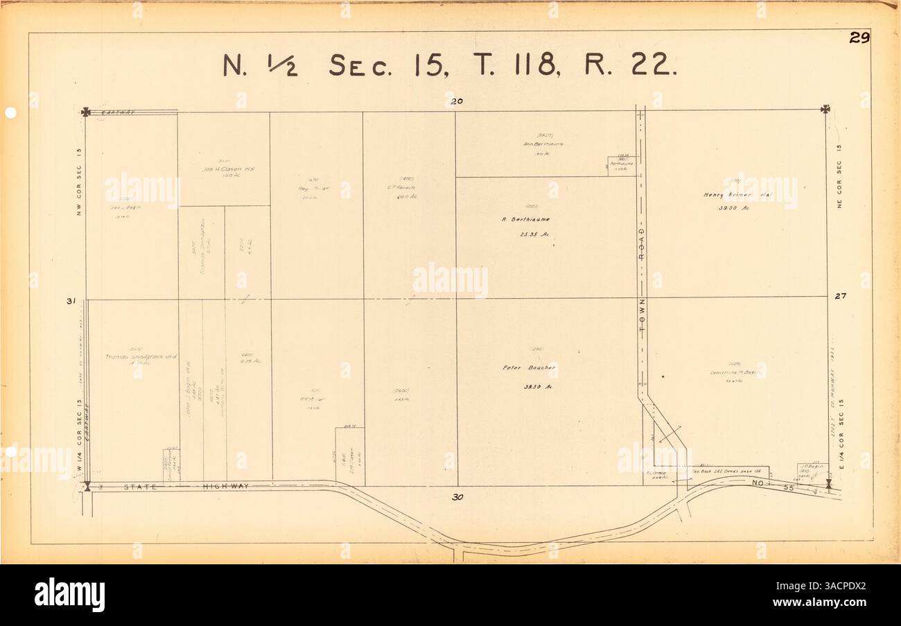 A set of detailed maps for the villages of Medicine Lake and Plymouth ...