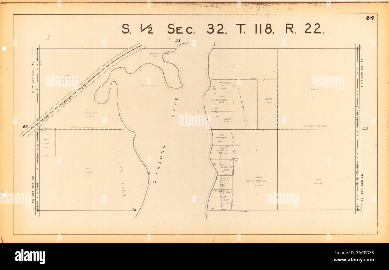 Complete set of maps for Medicine Lake and Plymouth, Hennepin County ...