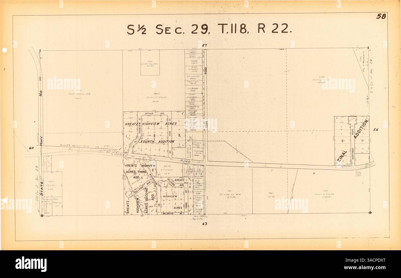 Complete set of maps for Medicine Lake and Plymouth villages in ...