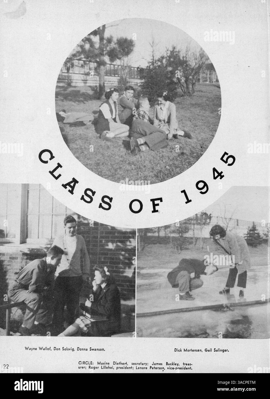 This 1944 robbinsdale high school yearbook highlights student li hi-res ...