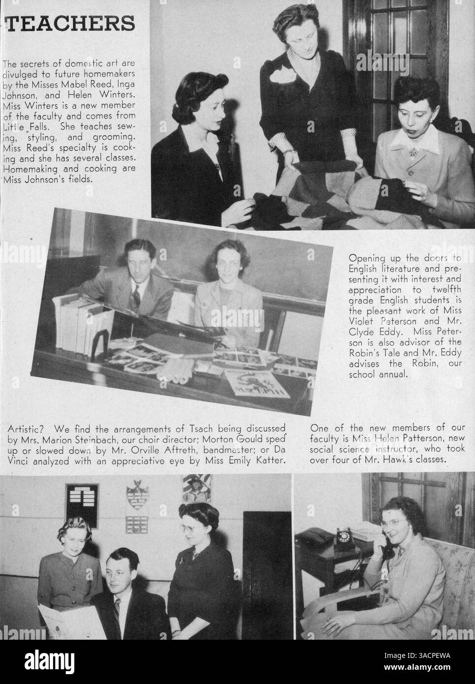 The 1944 robbinsdale high school yearbook provides a detailed re hi-res ...