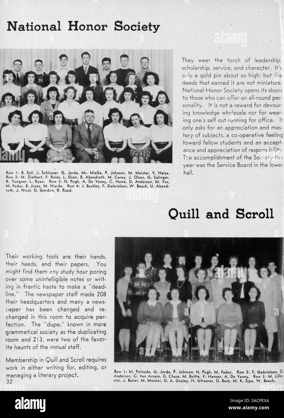 This 1944 Robbinsdale High School yearbook showcases the school ...