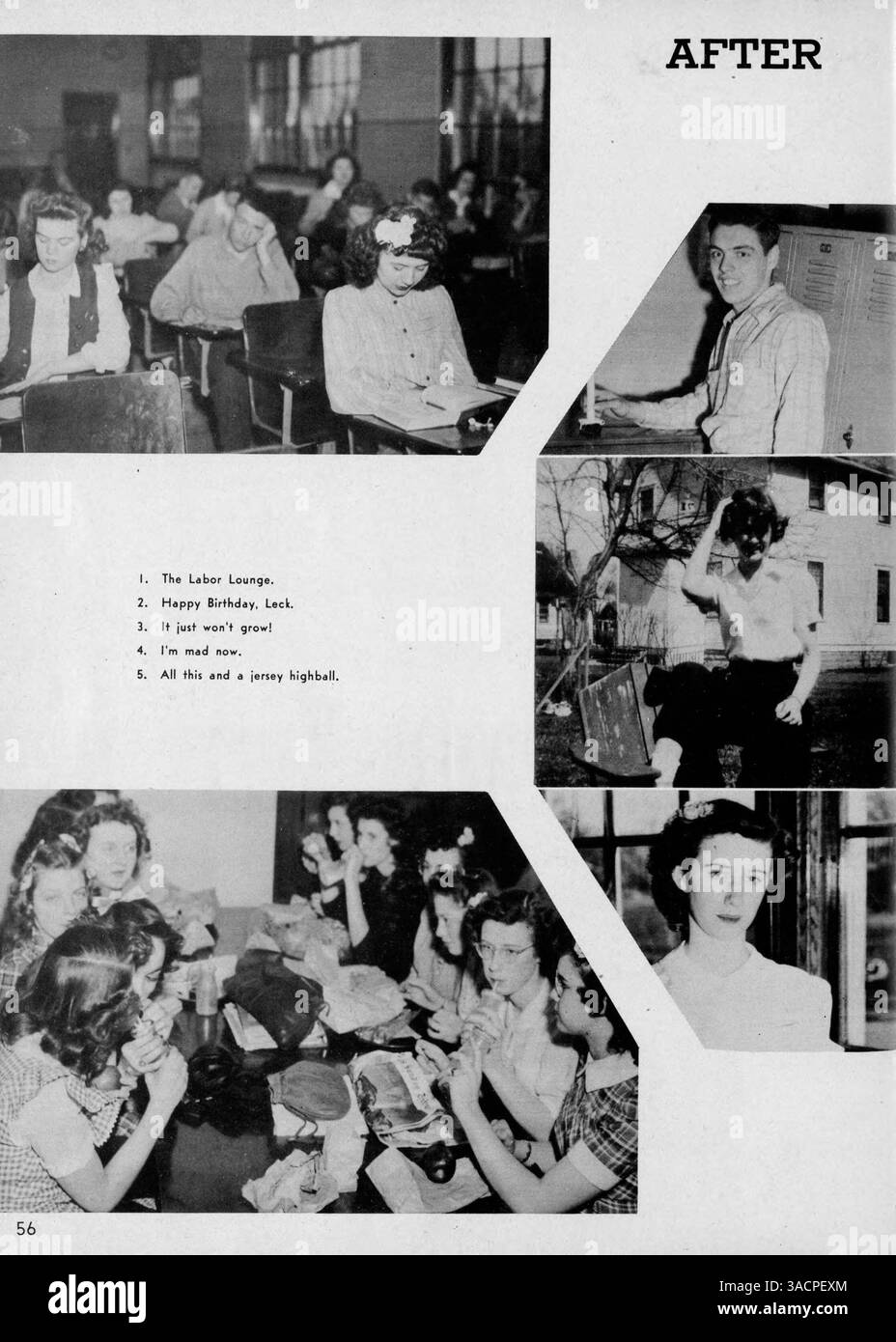 The robbinsdale high school yearbook for 1944 documents student life hi ...