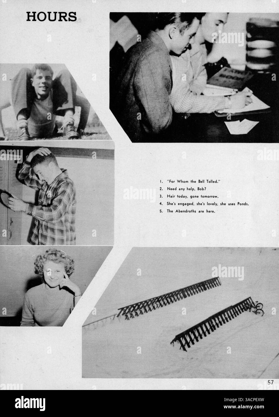The 1944 robbinsdale high school yearbook documents the students hi-res ...