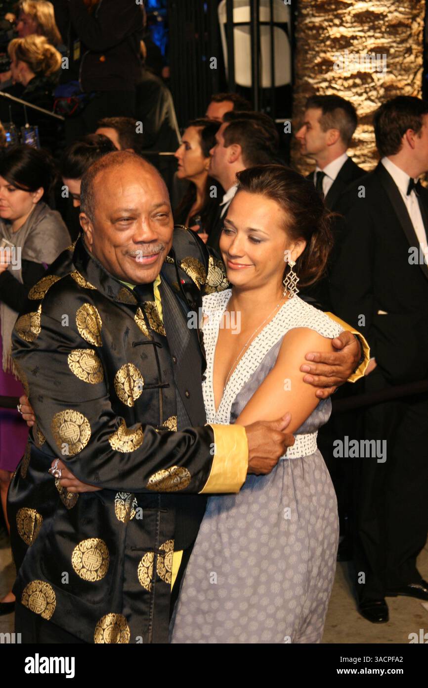 Feb 25, 2007 - West Hollywood, California, USA - QUINCY JONES and ...