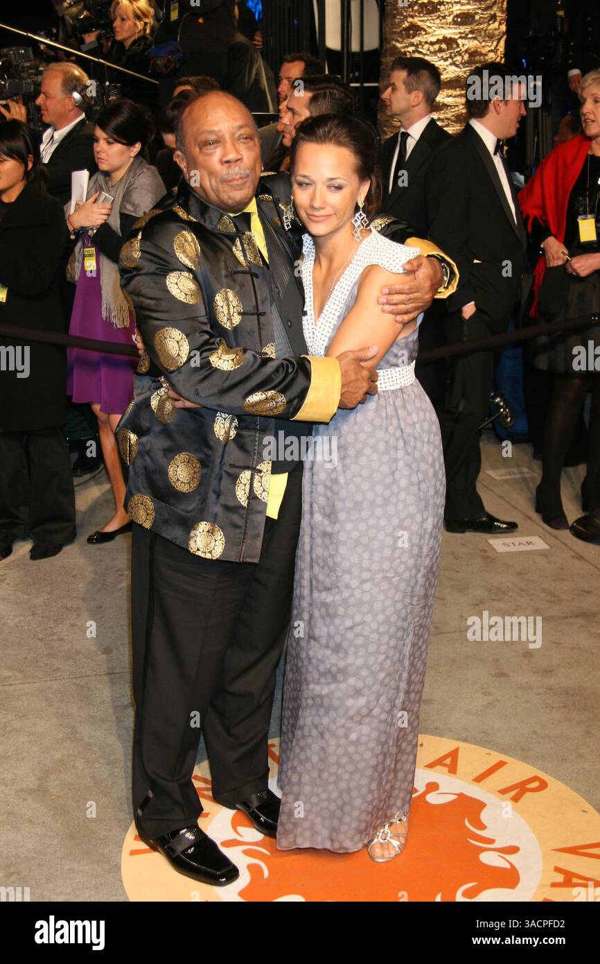 Feb 25, 2007 - West Hollywood, California, USA - QUINCY JONES and ...