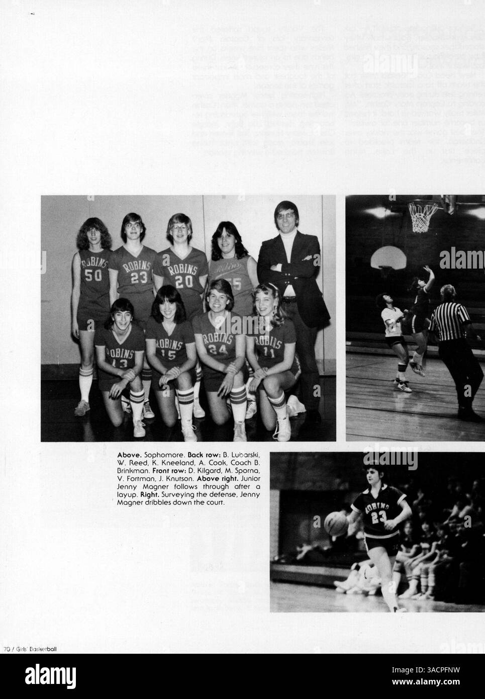 The Robbinsdale High School yearbook from 1982 documents student life ...
