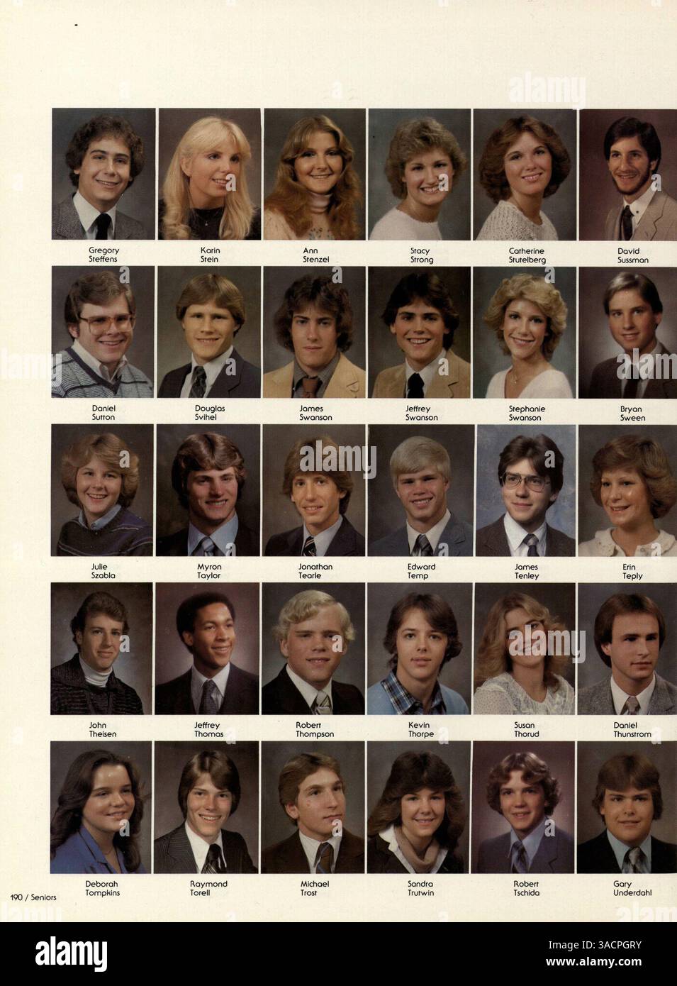 This Robbinsdale High School yearbook from 1982 documents the students ...