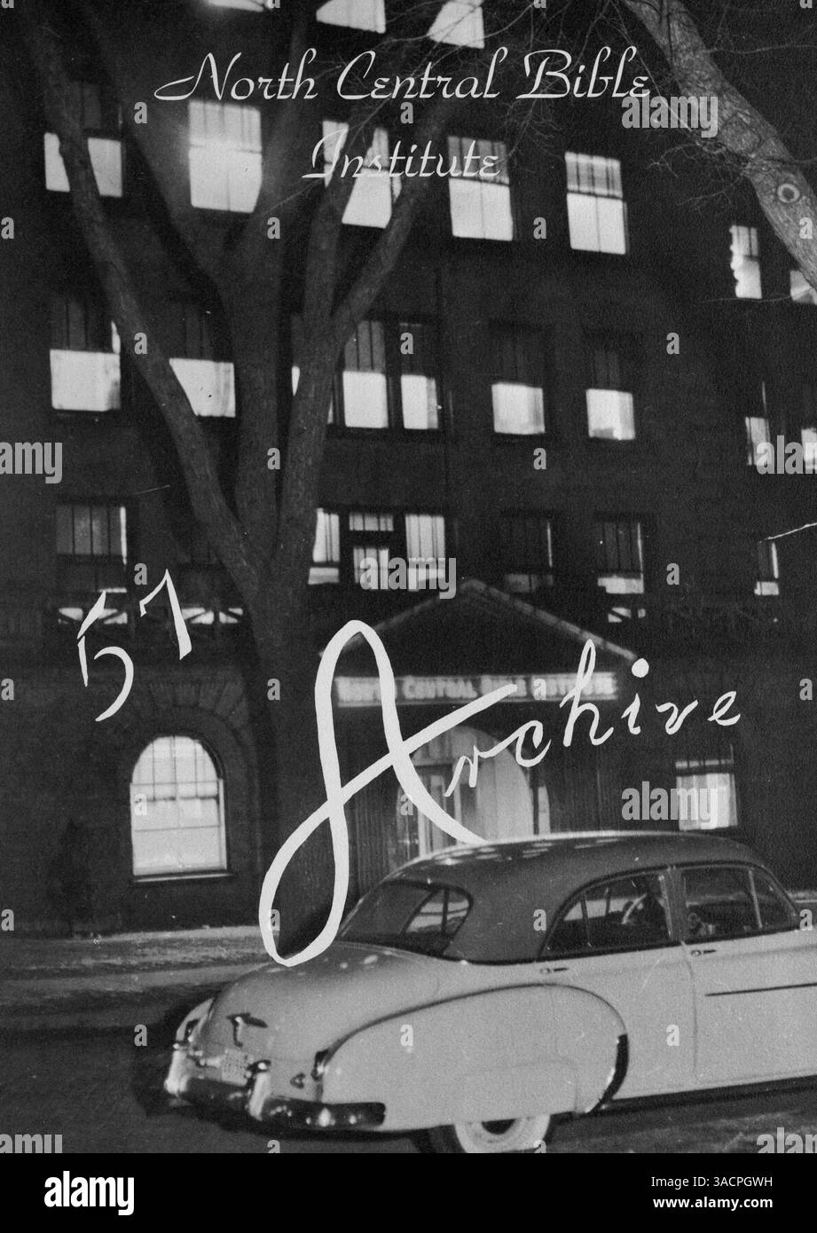 The 1957 yearbook from North Central Bible Institute documents the ...