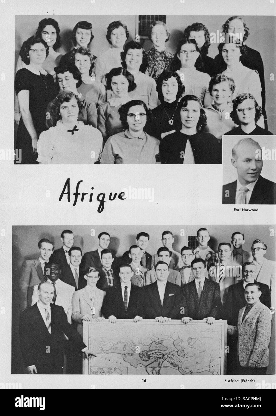 The 1957 North Central Bible Institute Yearbook records the students ...