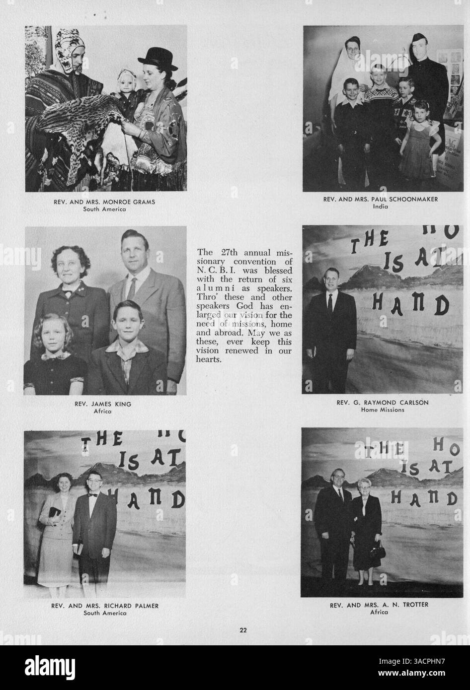 This 1957 yearbook from North Central Bible Institute features students ...
