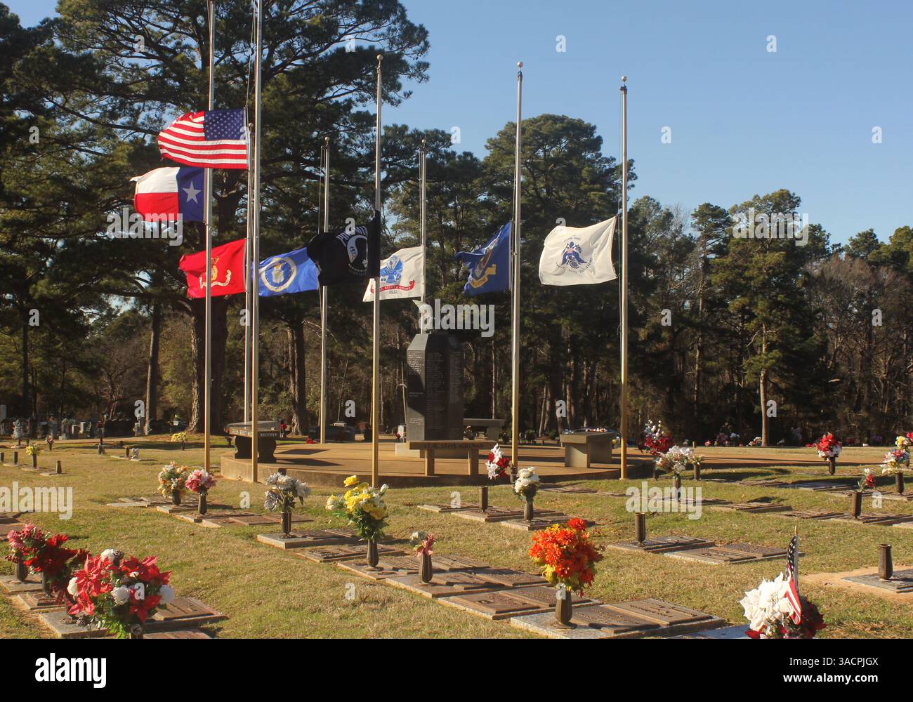 Tyler TX - January 6, 2025: Cathedral In The Pines Memorial Gardens ...