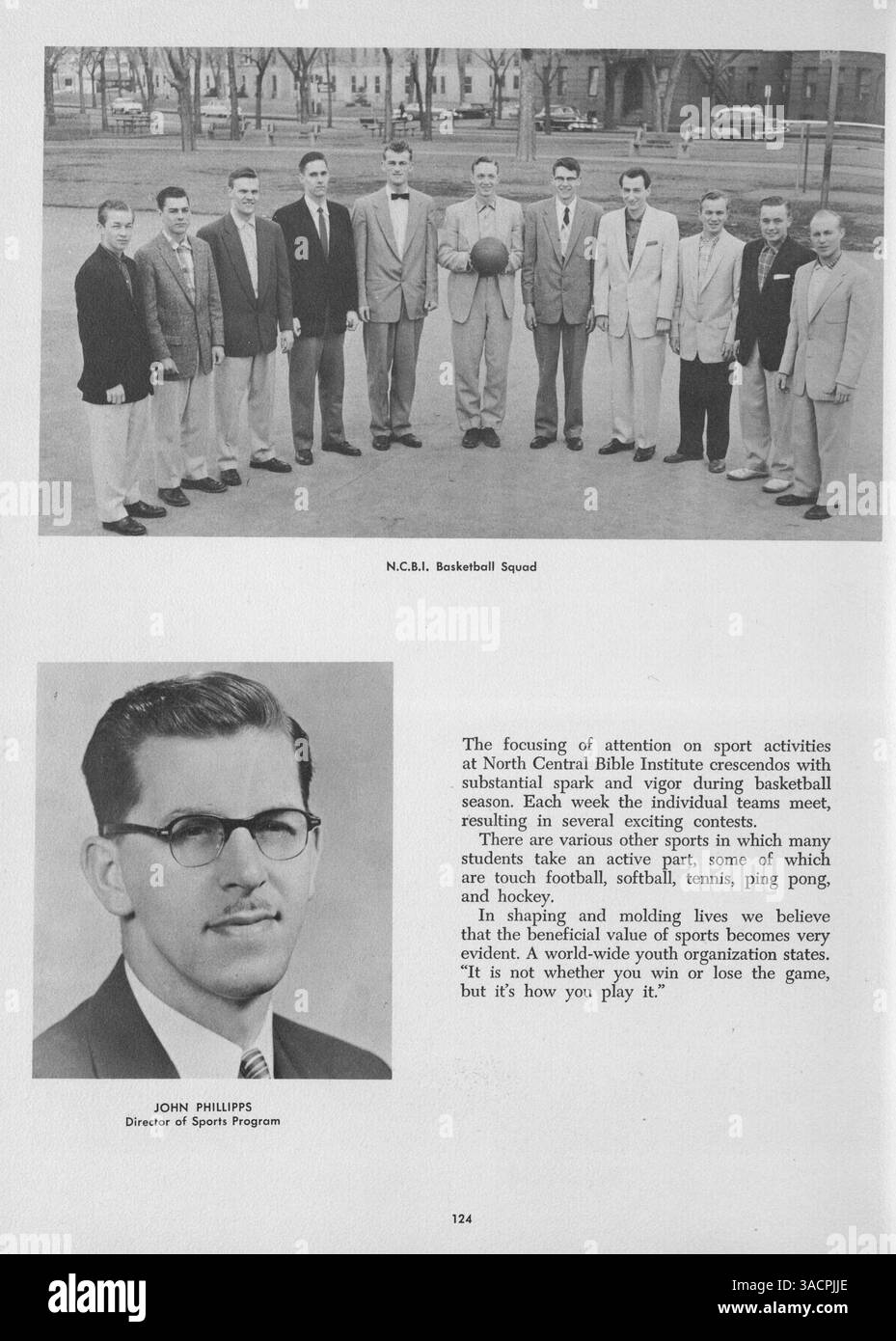 The 1957 yearbook from North Central Bible Institute offers a ...