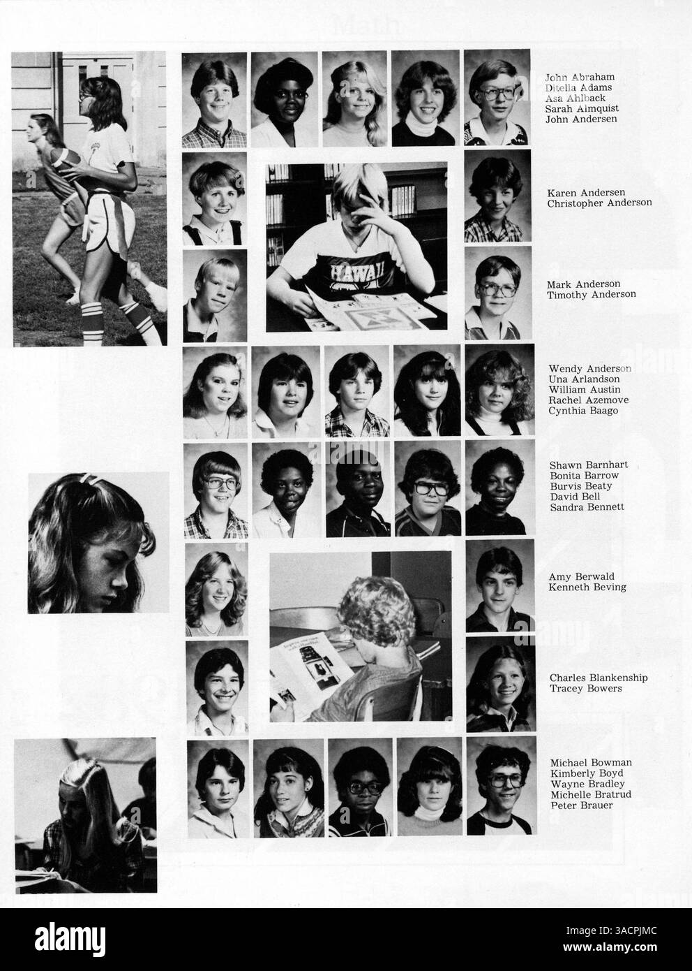 The 1982 Wahian yearbook from Washburn High School documents students ...