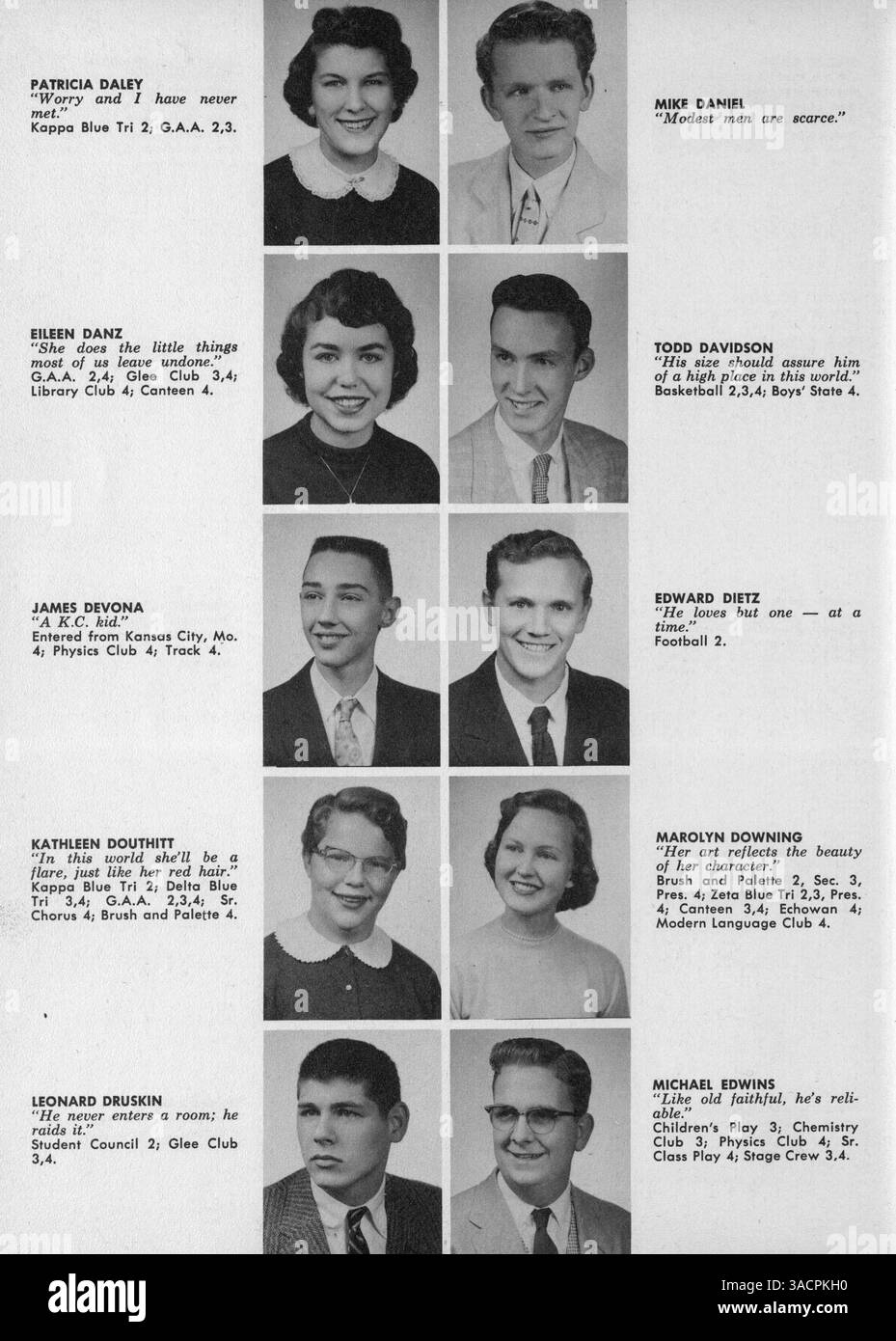 This high school yearbook documents the students, teachers, athletics ...