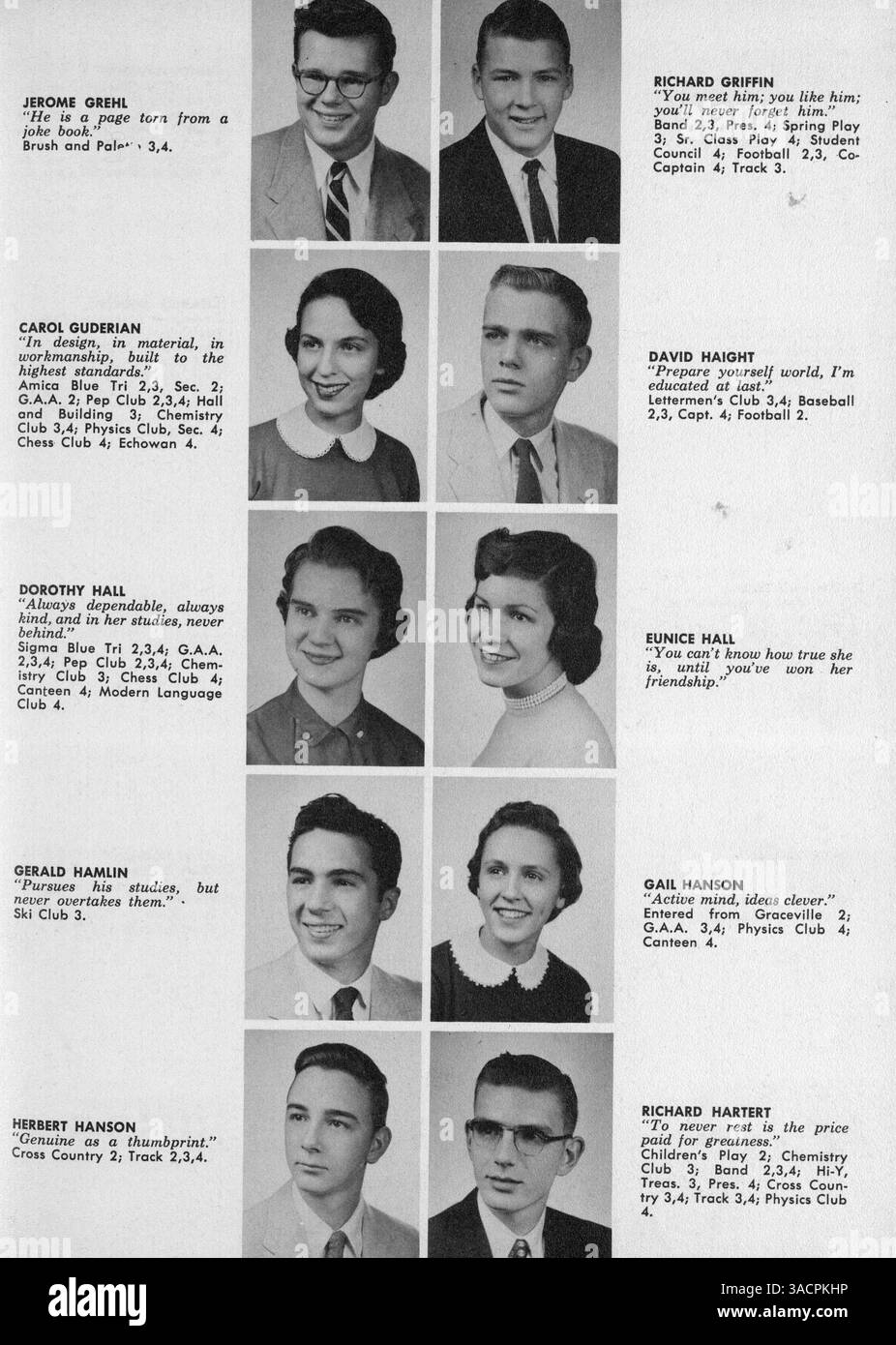 The 1957 Echowan Yearbook captures St. Louis Park High School’s ...