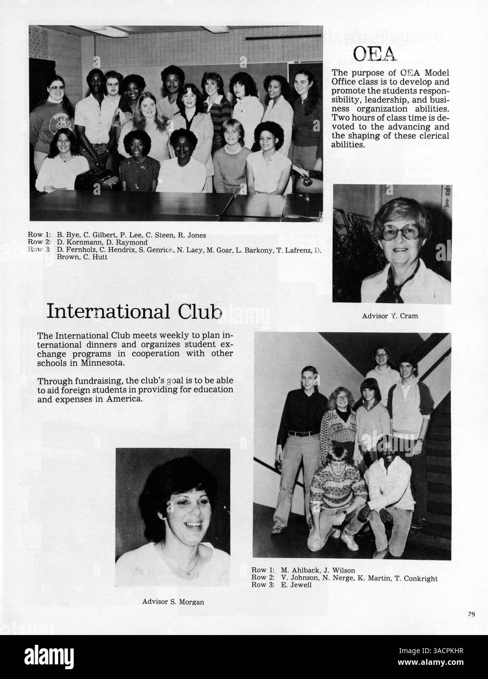 The 1982 Wahian yearbook documents the various activities, student ...