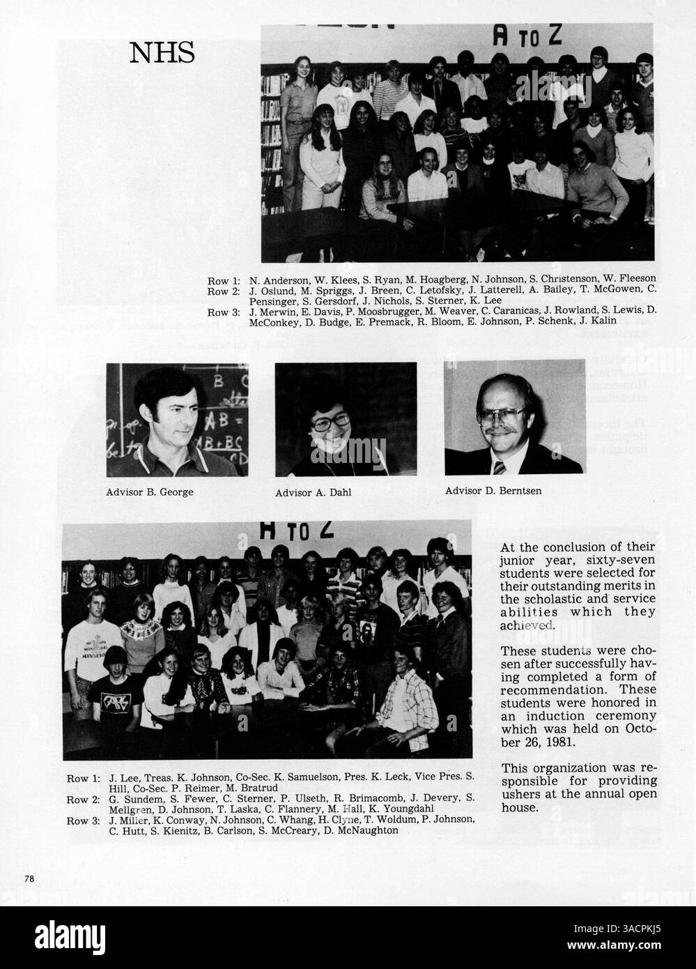The 1982 Wahian yearbook documents the students, teachers, clubs ...