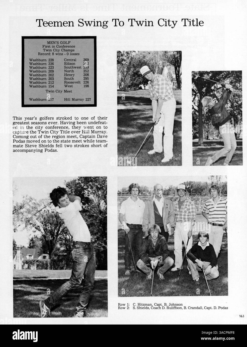 This 1982 Wahian Yearbook highlights student portraits, athletics ...