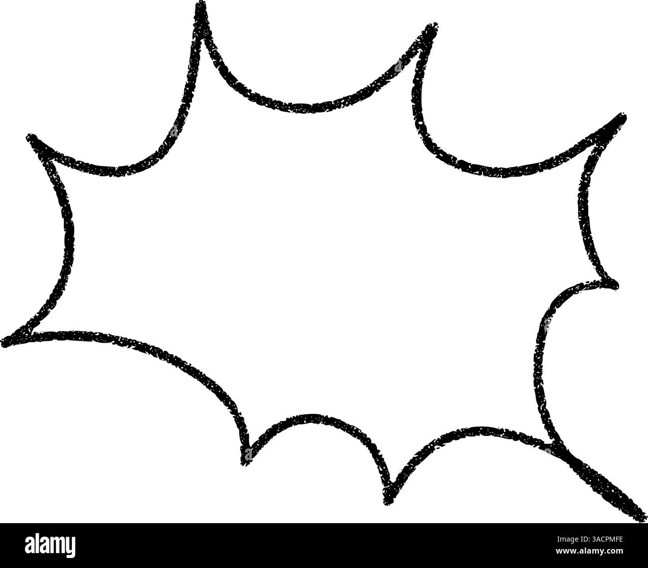 Boom! Comic speech bubble with explosive burst effect. Superhero manga ...