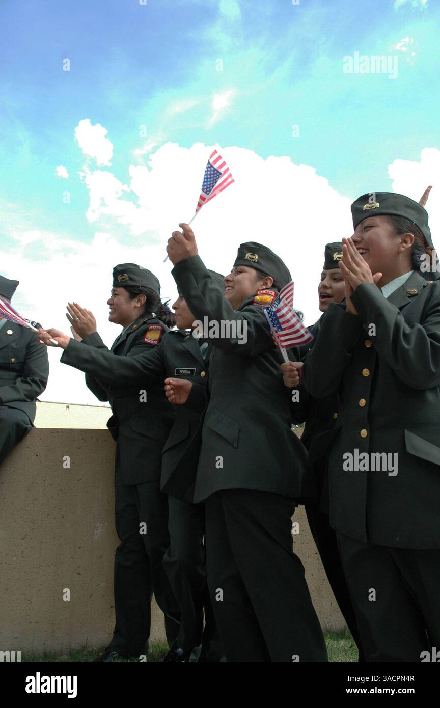 Nov 10, 2007 - Dallas, Texas, USA - ROTC women cadets from a local high ...