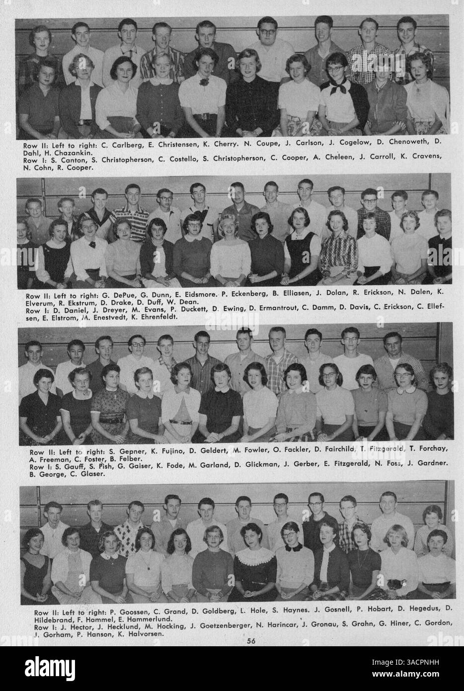 The 1957 Echowan Yearbook reflects St. Louis Park High School's student ...
