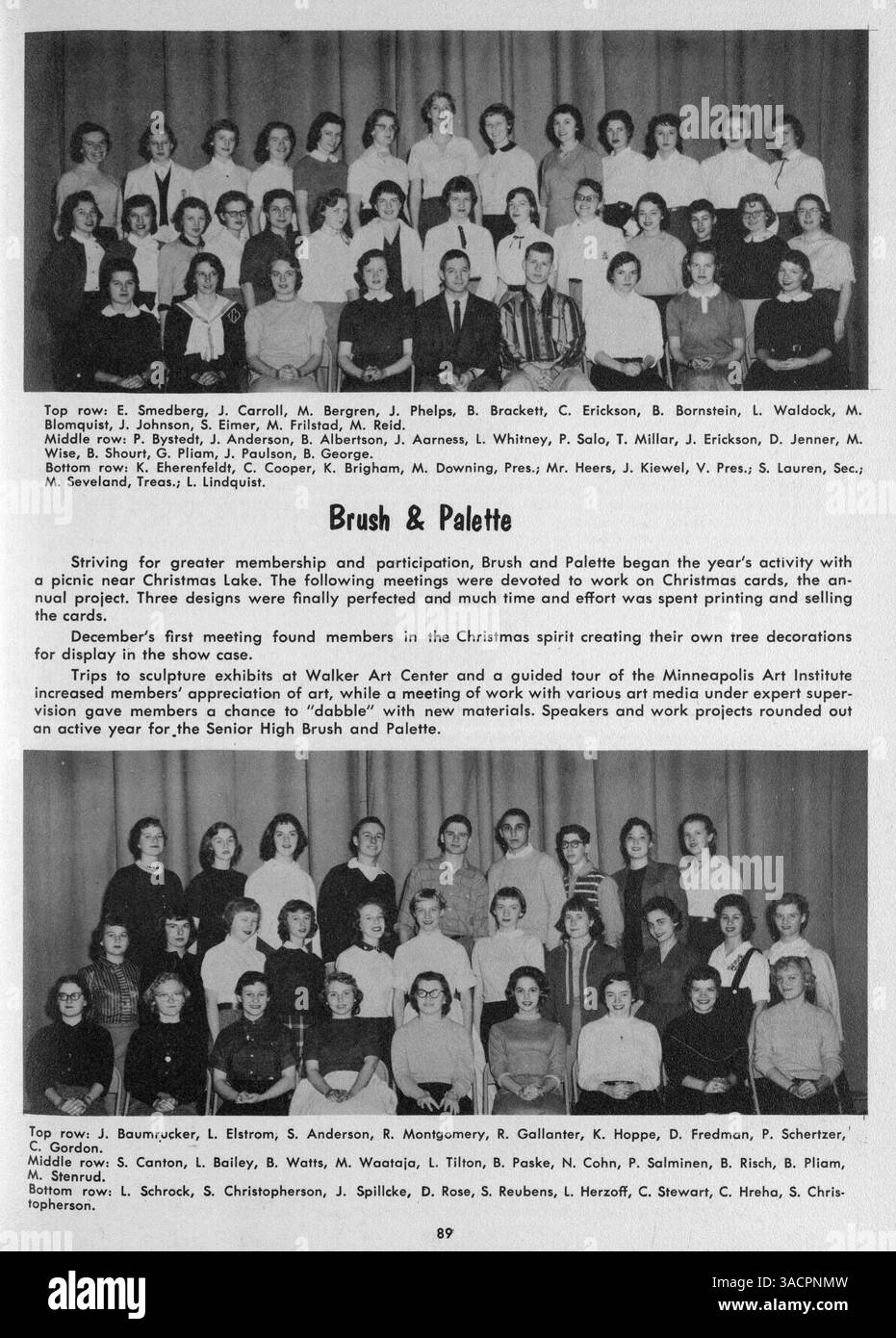 The 1957 Echowan Yearbook captures the essence of school life at St ...