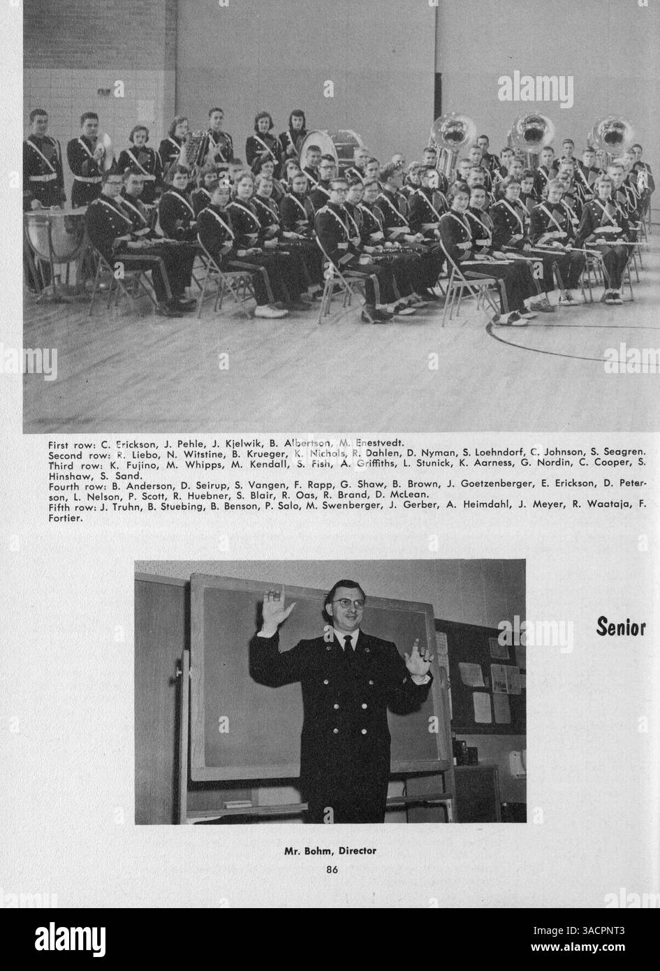 This 1957 Echowan Yearbook records the academic and extracurricular ...